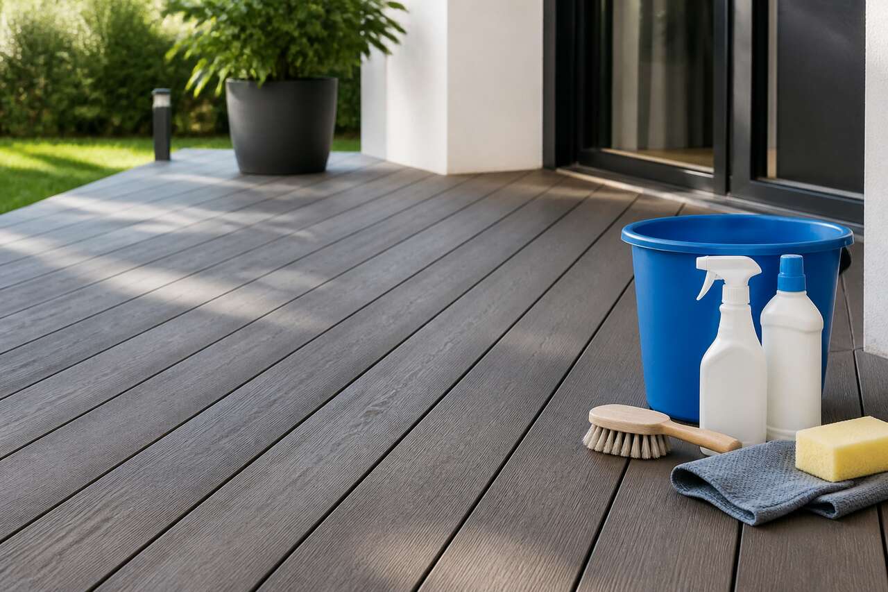 Produits à éviter pour nettoyer votre terrasse composite sans l'endommager